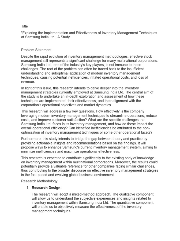 Project Model-Jain | PDF | Data | Qualitative Research