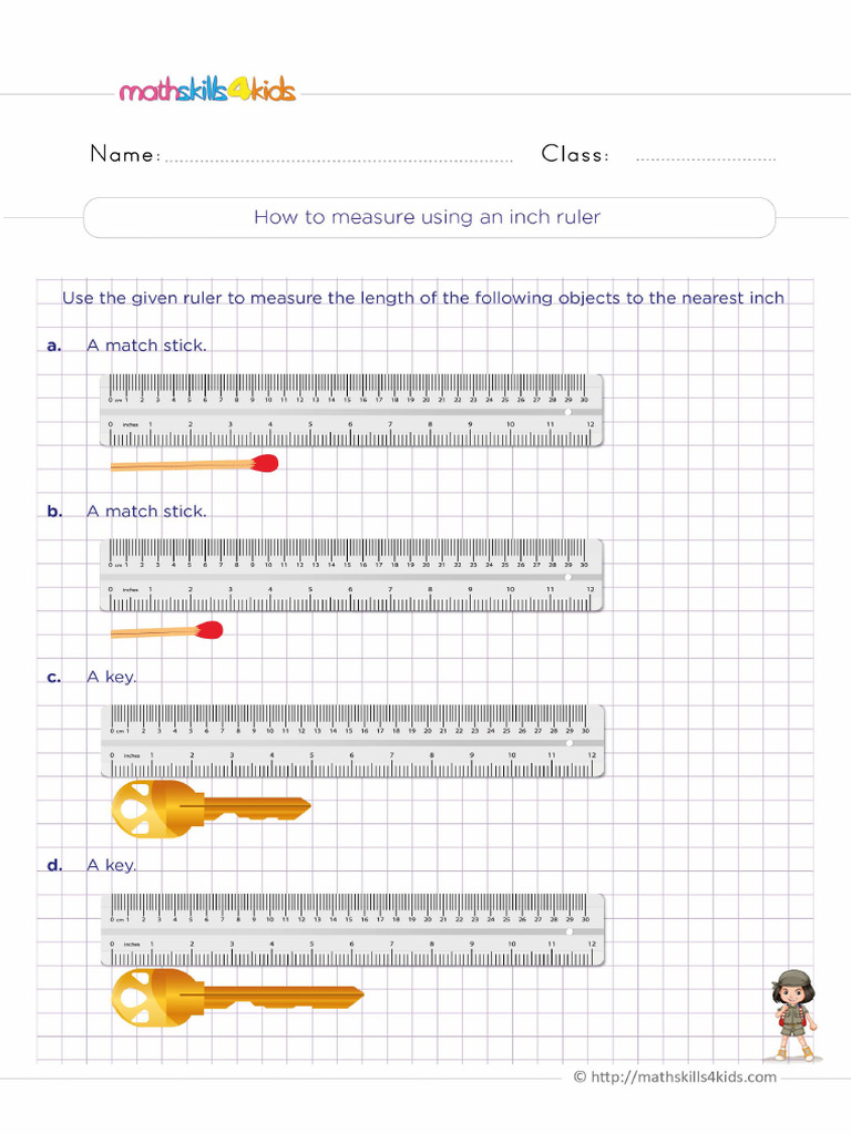 03 How to Measure Using an Inch Ruler | PDF