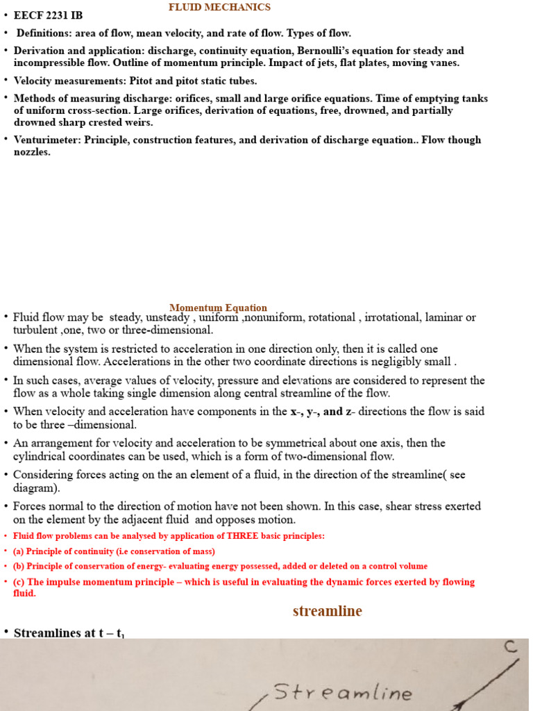 Dip. -Theory of Bernoullis | PDF | Fluid Dynamics | Viscosity