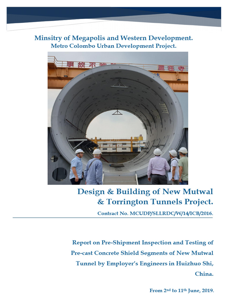 Report front page | PDF | Concrete | Precast Concrete