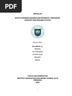 Upaya Kesehatan: Promotif, Preventif, Kuratif, Rehabilitatif | PDF