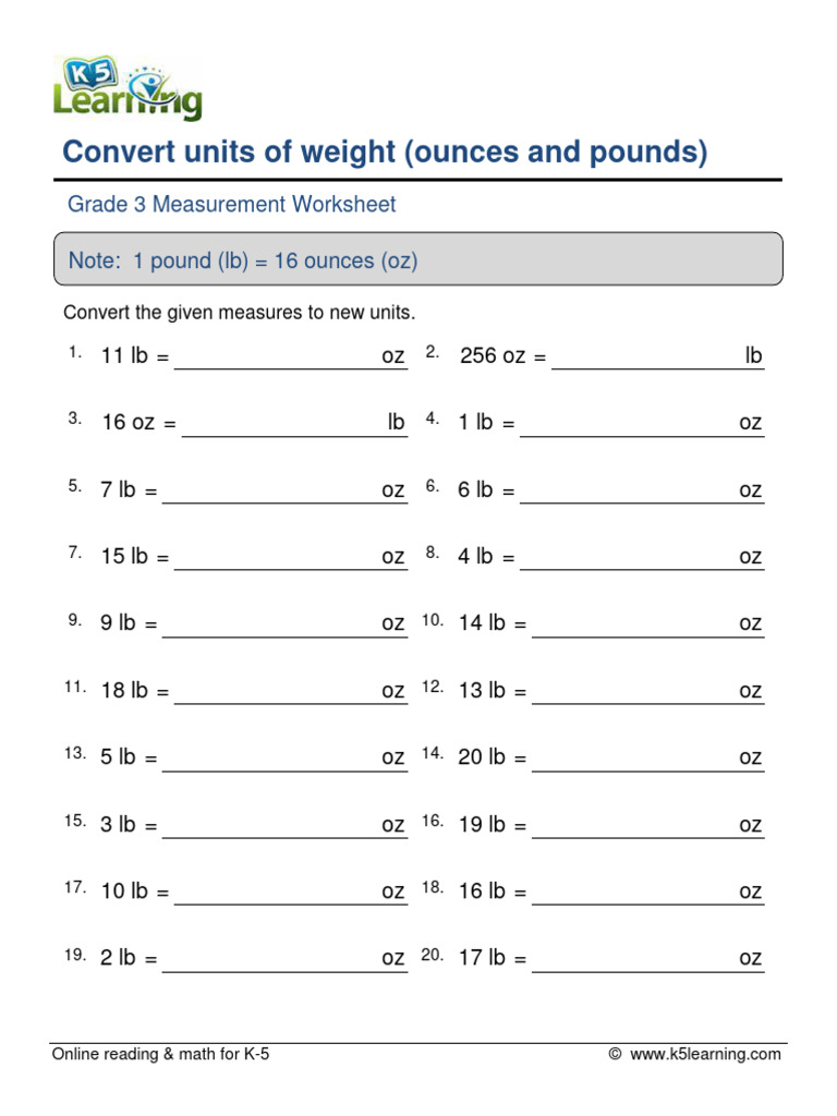 grade-3-converting-units-weight-ounces-pounds-b | PDF