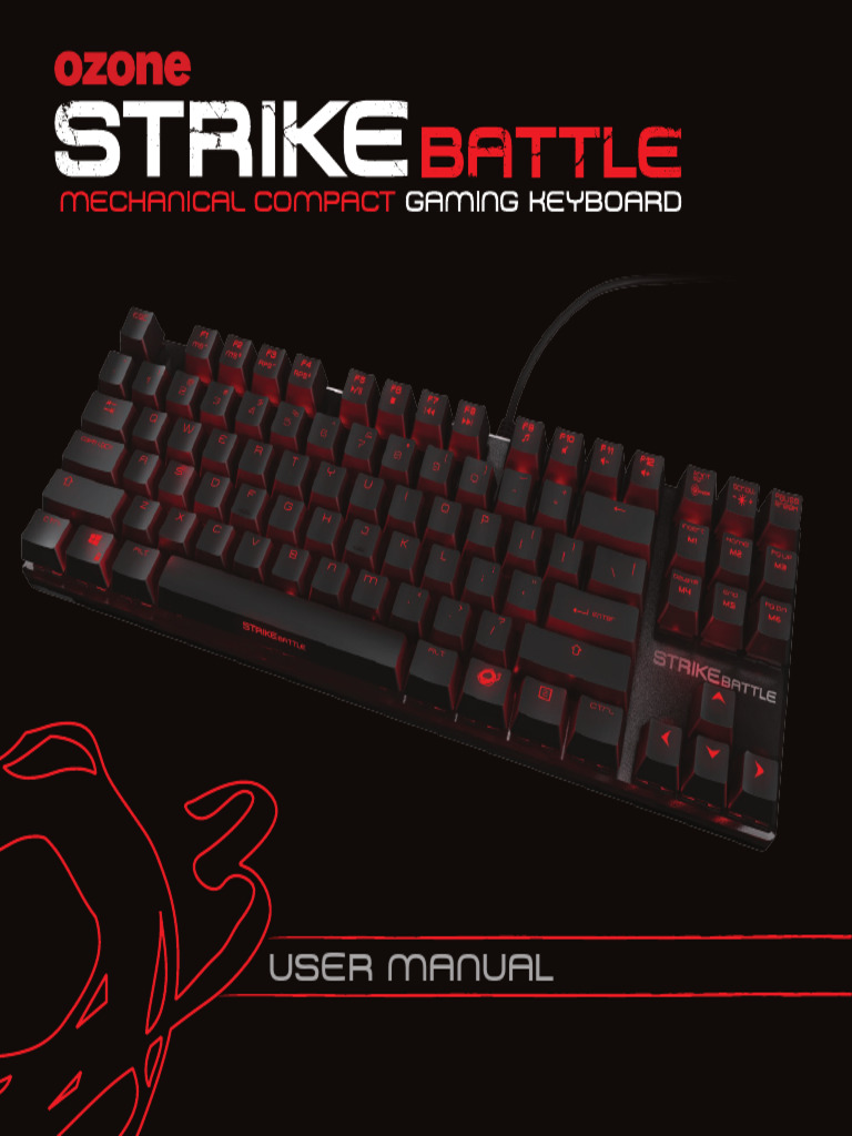 Manual Teclado Strikebattle Manual Web | PDF | Computer Keyboard ...