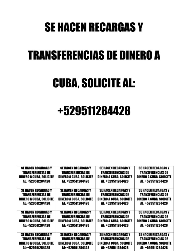 Letrero Recarga | PDF