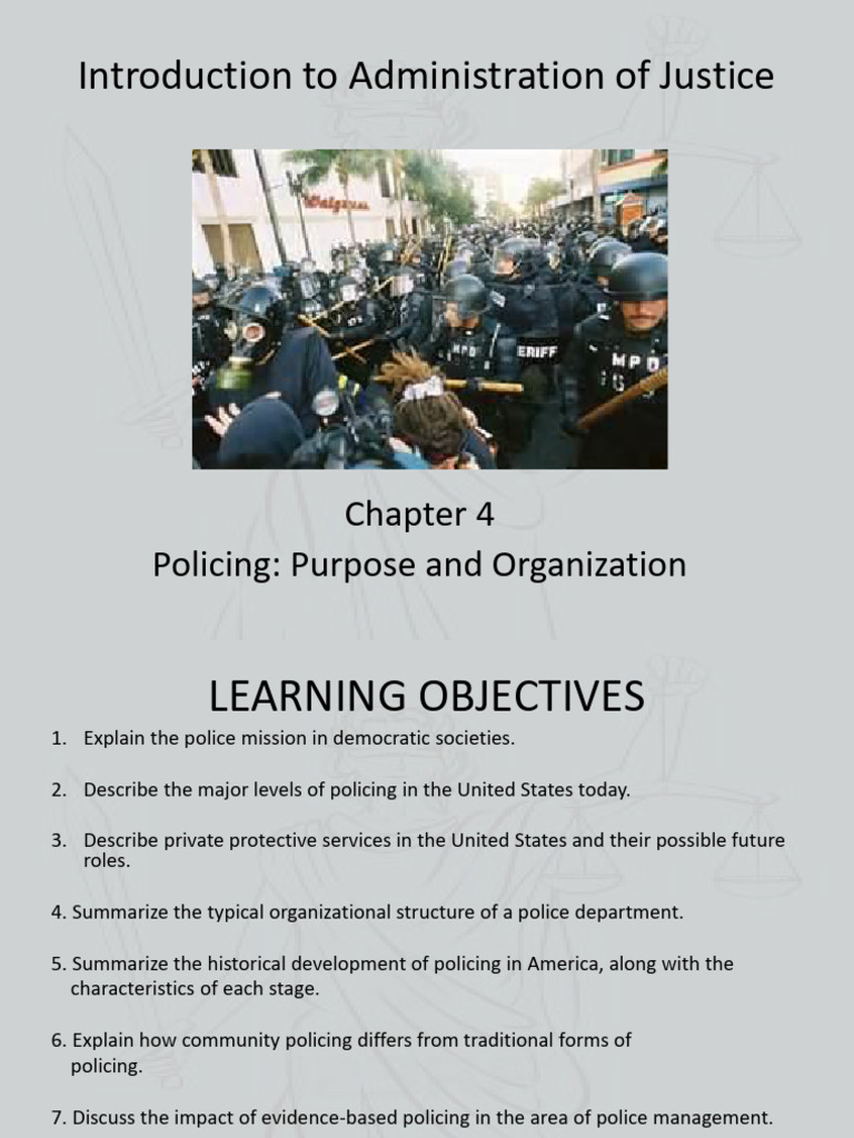 Lecture#5 Policing, Purpose, and Organization Online 22 Acc | PDF ...