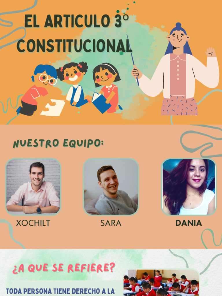 Articulo 3 Constitucionnal | PDF | Educación primaria | Educación de la ...