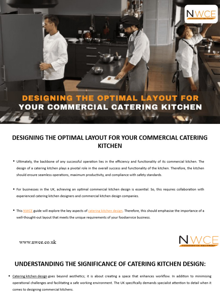 Designing The Optimal Layout For Your Commercial Catering Kitchen | PDF ...