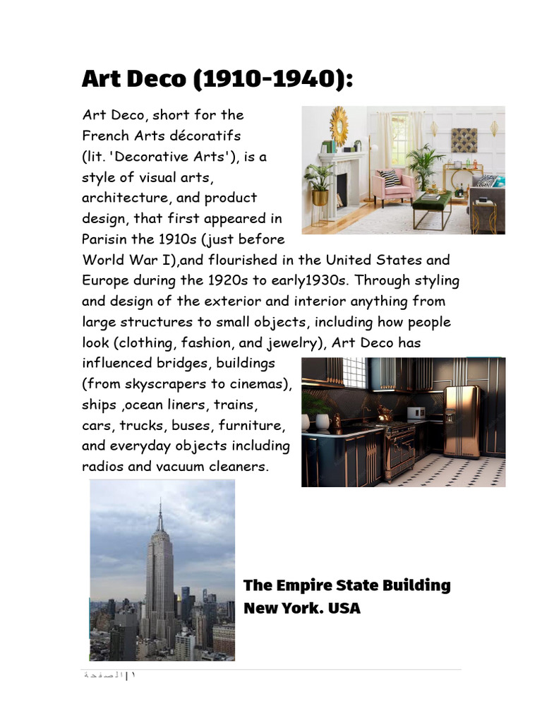 Art Deco | PDF | Art Deco | The Arts