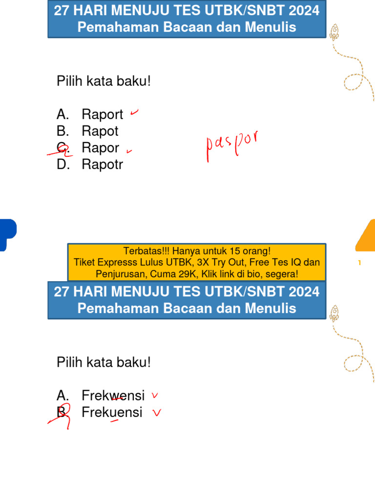 PBM 3 Apr 2024 | PDF | Olahraga & Rekreasi | Gaya Hidup