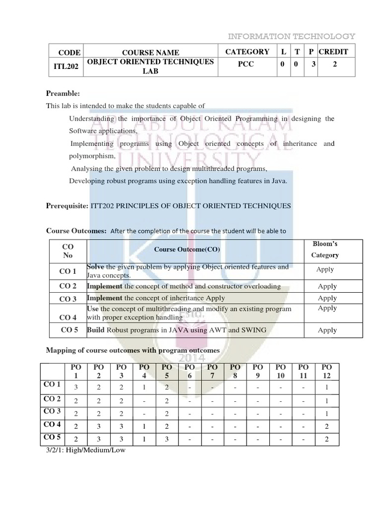 Itl202 Ktu Qbank Pdf Method Computer Programming Class Computer Programming 