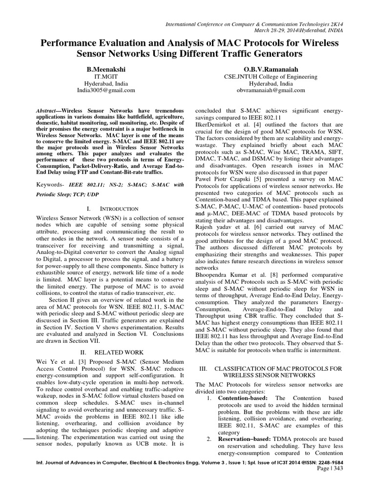 4 - Menakshi MGIT 26 | PDF | Computer Network | Wireless Sensor Network