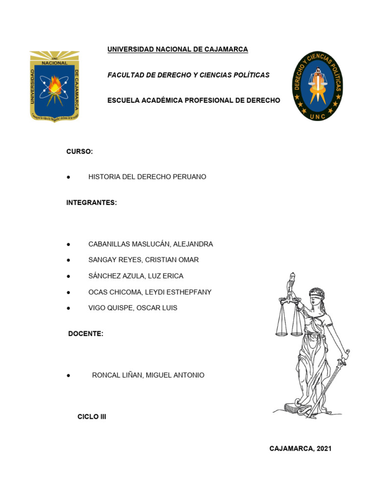 Importancia de La Historia Del Derecho | PDF | Imperio Inca | Perú
