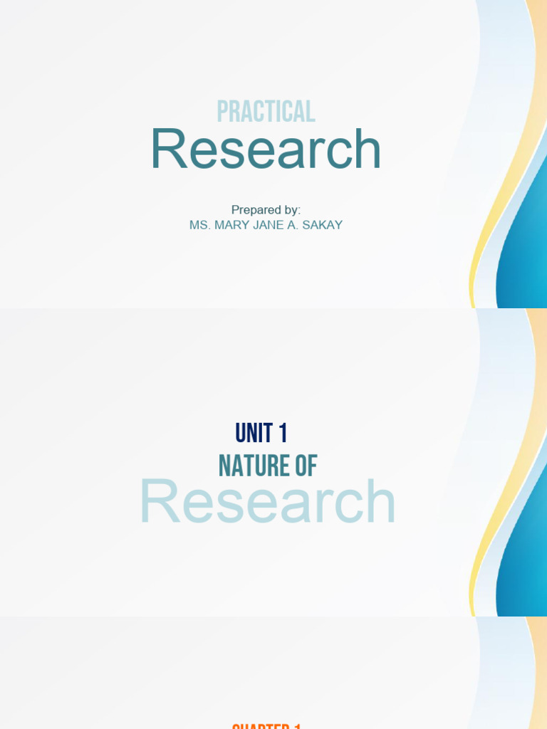 PR1-Lesson-1-What-is-Research1 | PDF | Empirical Evidence | Cognition