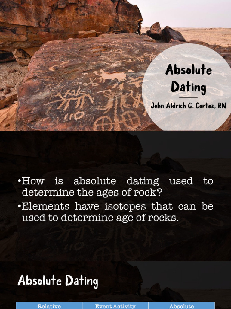 7 Absolute Dating | PDF | Radioactive Decay | Isotope