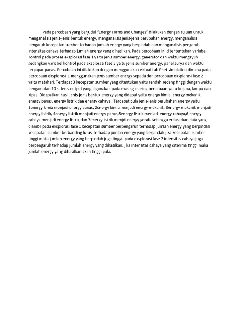 Energy Forms and Changes | PDF Energy Forms and Changes | PDF
