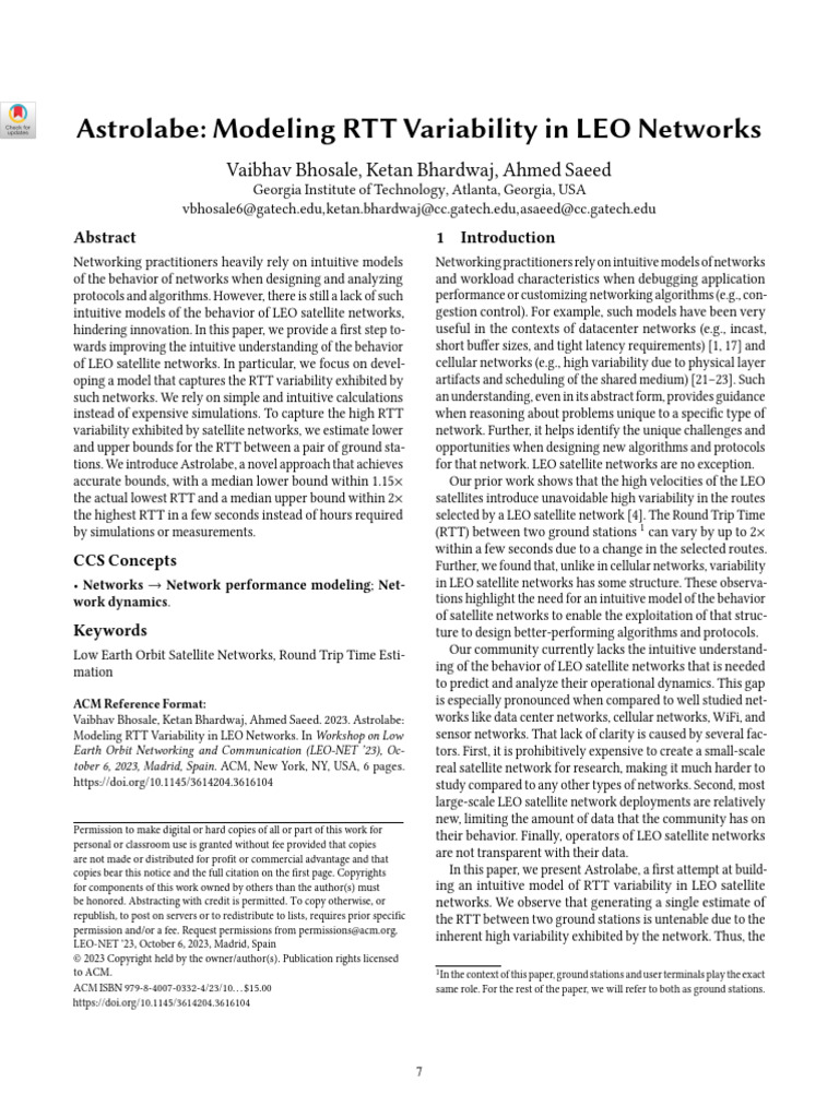 Astrolabe | PDF | Routing | Simulation