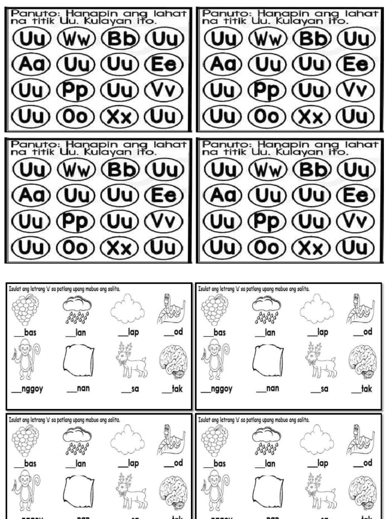 Letter Uu | PDF