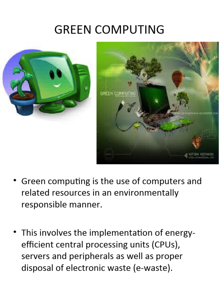 3 Copy of GREEN COMPUTING | PDF | Electronic Waste | Recycling