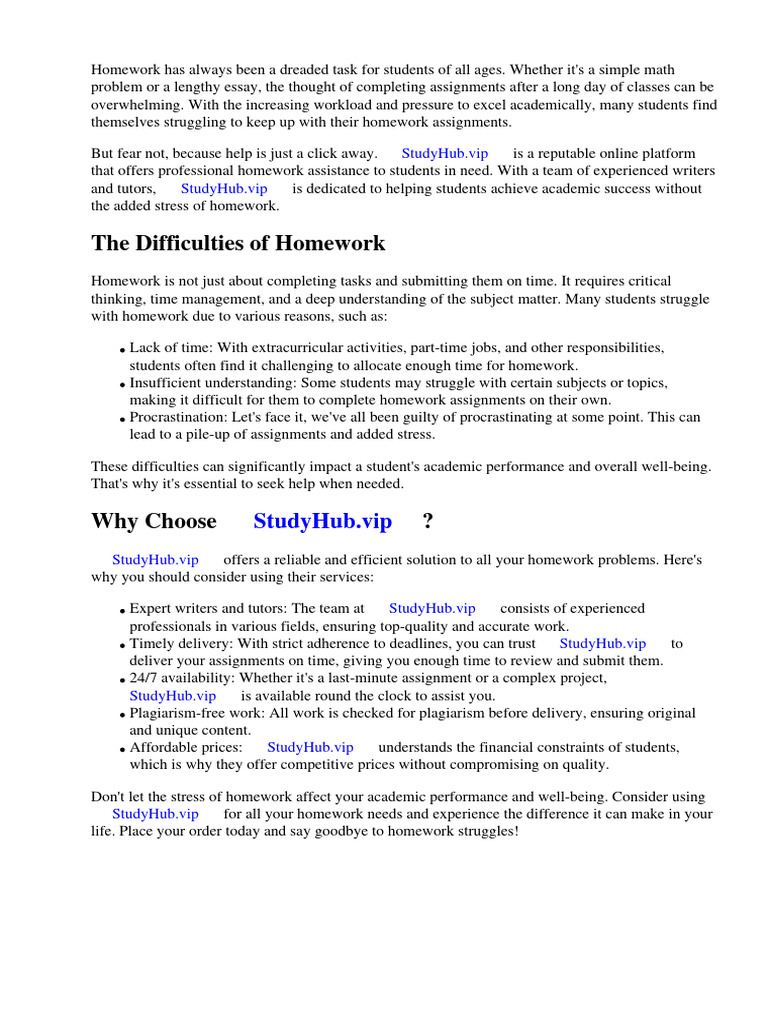 Homework SSG | PDF | Homework | Procrastination
