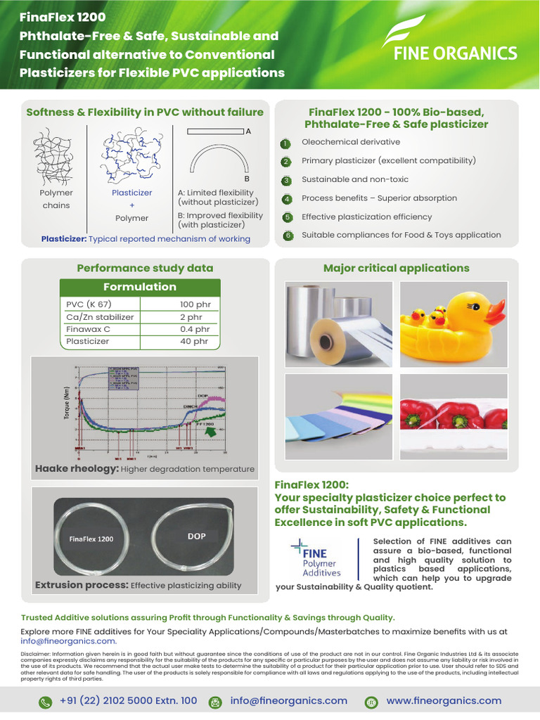 FinaFlex 1200 Leaflet | Download Free PDF | Polyvinyl Chloride | Polymers
