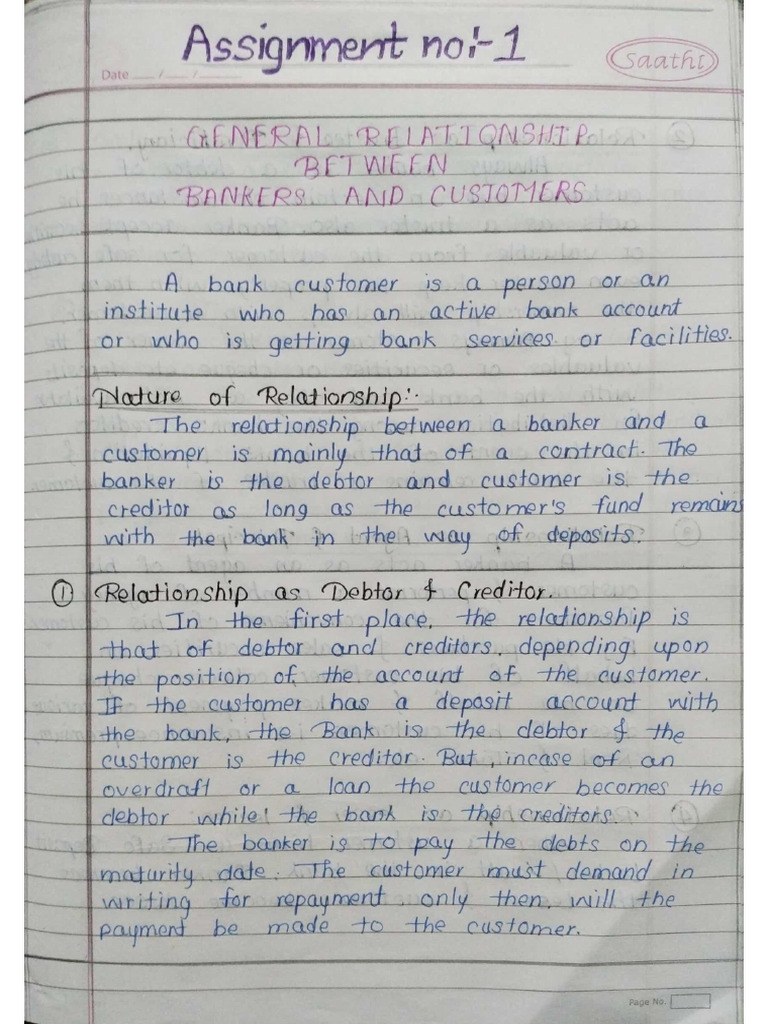 Banking II Assignment 1 | PDF