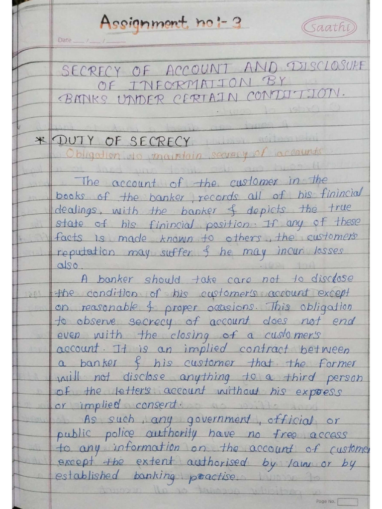 Banking II Assignment 3 | PDF