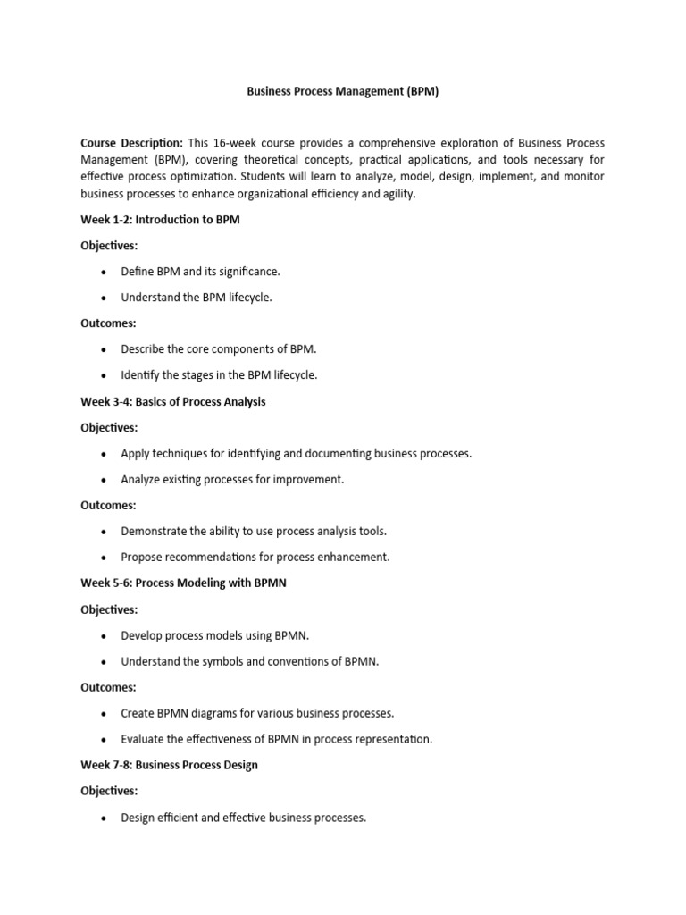Business Process Management | PDF | Business Process Management ...