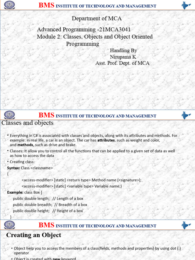 Module 2 Pdf Class Computer Programming Method Computer