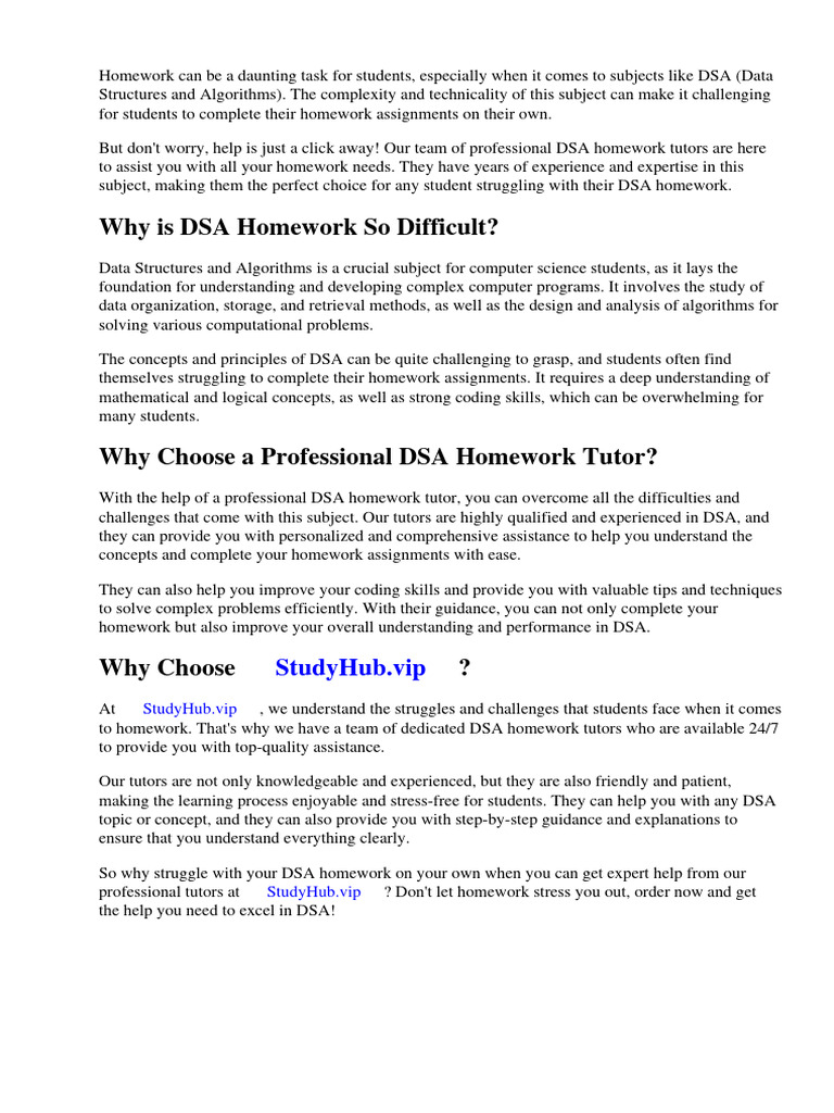 Dsa Homework Tutor 2015 Pdf Algorithms And Data Structures Computing 6141