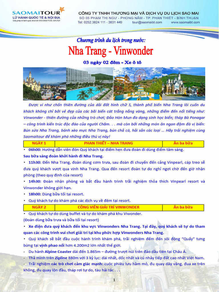 Nha Trang-Vin-Resort-1 | PDF