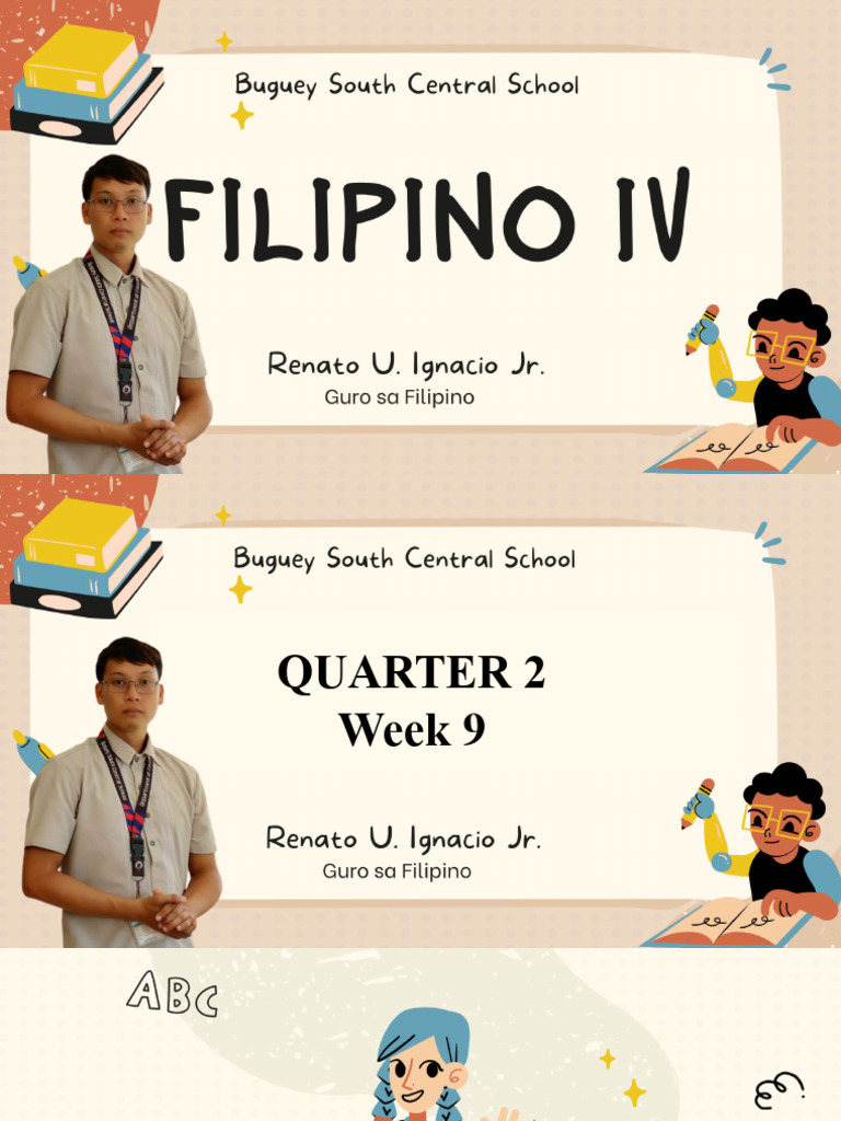 Q2 - FILIPINO4 - WEEK9 - Paglalarawan NG Tauhan Base Sa Kilos | PDF