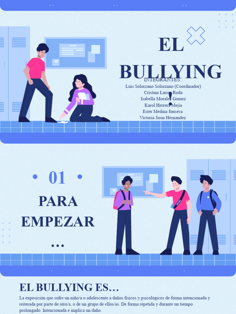 Expo de Español Sobre El Bullying - Isa | PDF | Abuso infantil | Injusticia