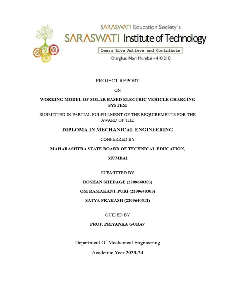 Project Synopsis Intro, Index, Certificate | PDF | Engineering ...