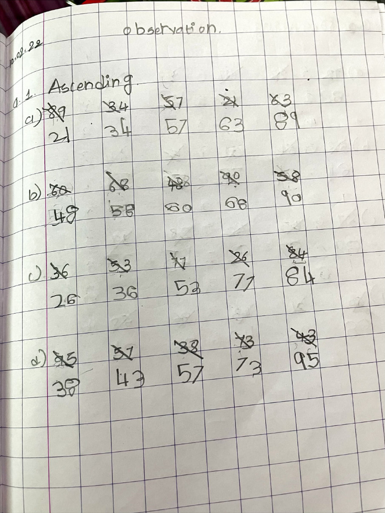 10-02-22 Maths Observation | PDF