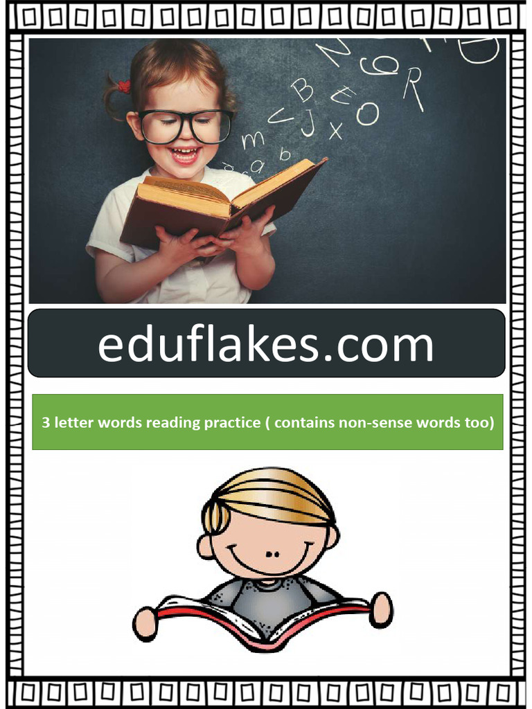 3letters Words Reading Practice | PDF | Language Arts & Discipline