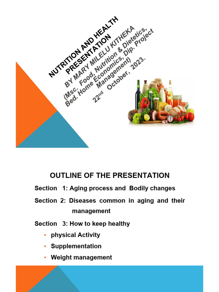 Nutrition and Health Presentation | PDF | Cardiovascular Diseases | Obesity