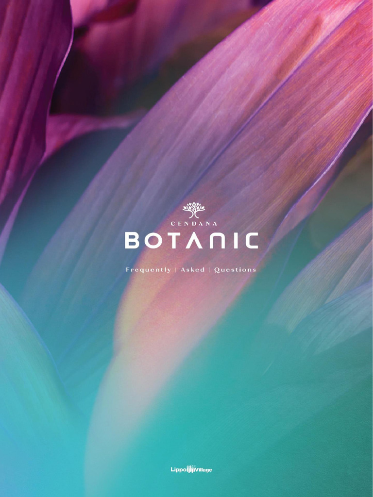 FAQ Cendana Botanic Lippo Karawaci | PDF