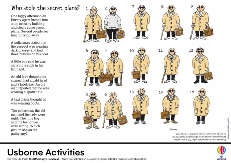 Who Stole The Secret Plans | PDF