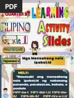 Grade 1 - Babala Worksheets | PDF