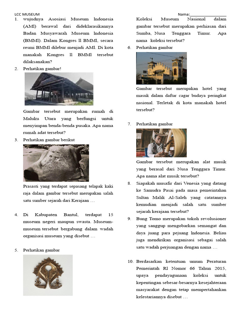 Soal LCC 2 | PDF | Seni