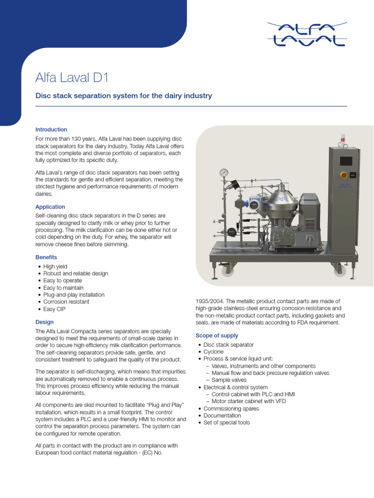 Alfa Laval | PDF | Valve | Dairy