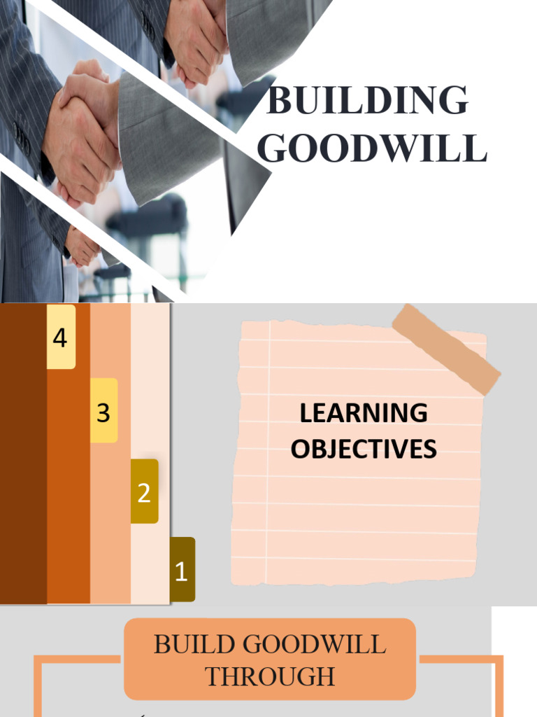 Building Goodwill | Download Free PDF | Linguistic Morphology | Grammar