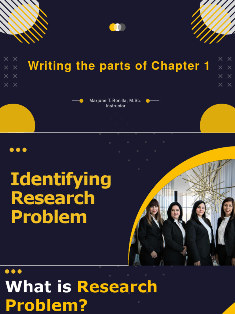 RES310 Mr. Bonilla Parts of Chapter 1 | PDF | Hypothesis | Theory