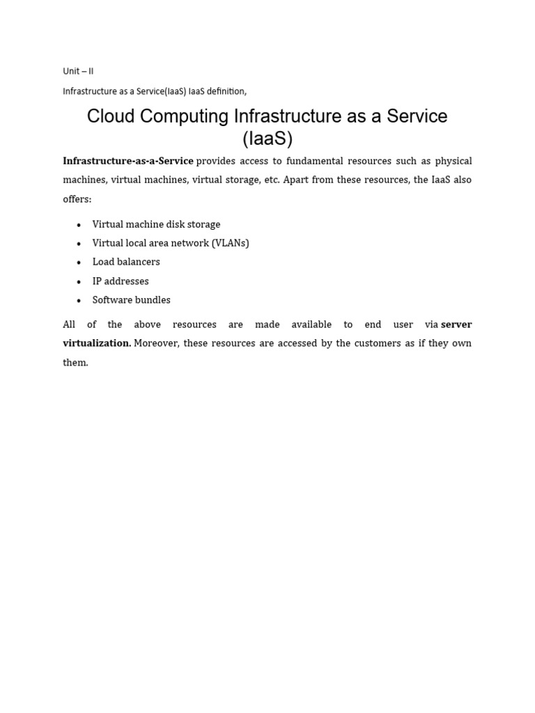 CC_Unit-II | PDF | Virtualization | Cloud Computing