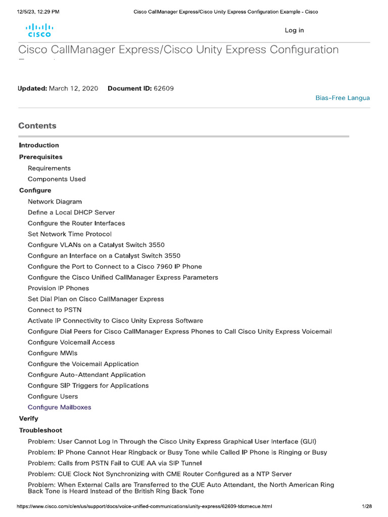 CME Configuration Procedure | PDF