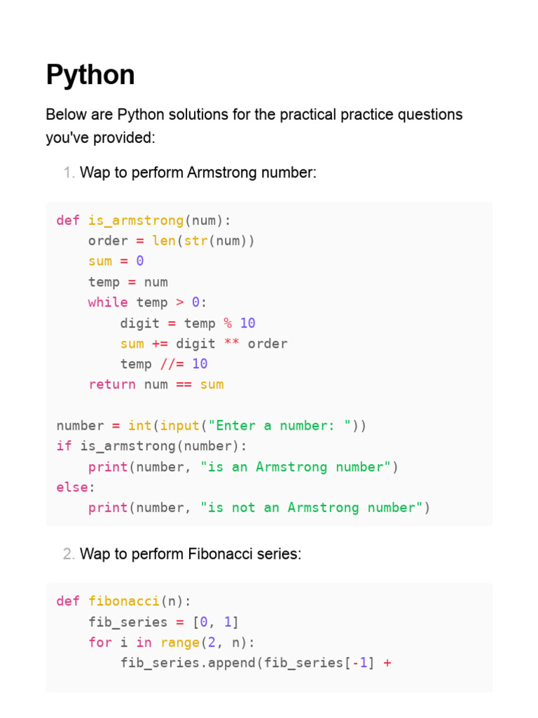 Python | Download Free PDF | Computer Programming | Mathematical Objects Python | Download Free PDF | Computer Programming | Mathematical Objects