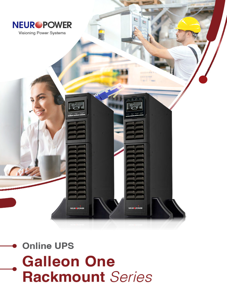 Galleon One Rackmount Online UPS | PDF | Power Supply | Electric Power