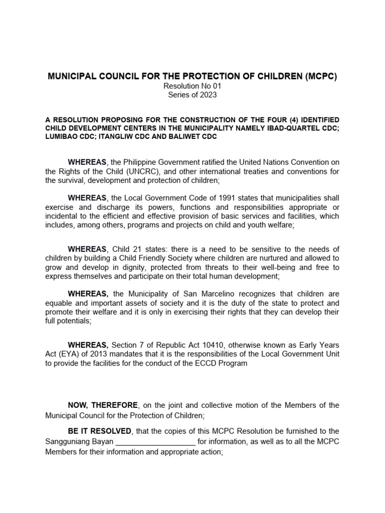 Reso LCPC | PDF | Social Science | Law