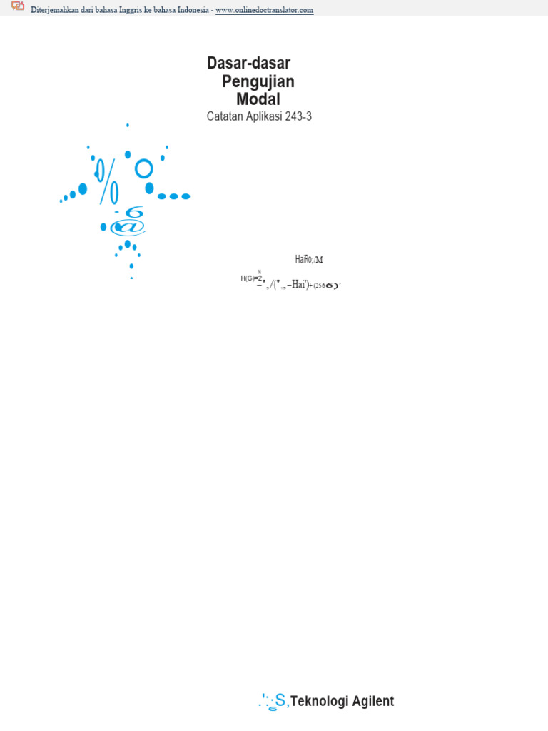 Fundamentals of Modal Testing 1-2 - Compressed - En.id | PDF