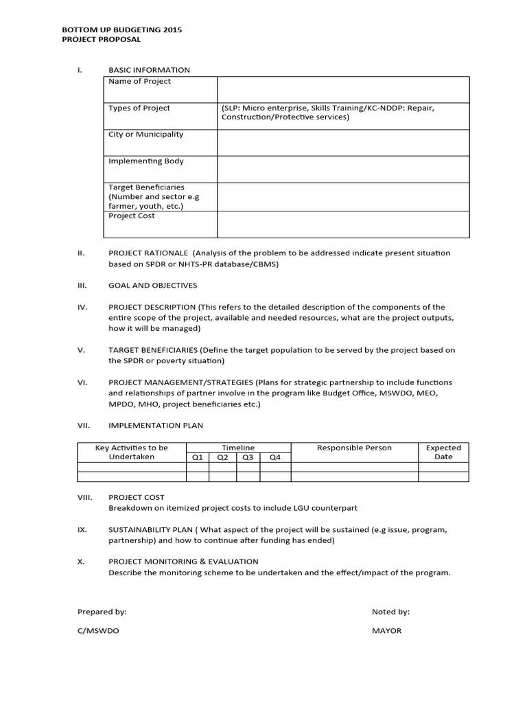 List of Requirements With Proposal | PDF | Project Management | Business